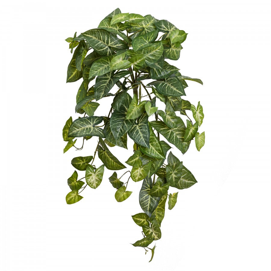 Artificial Deluxe Syngonium Hanging Bush 85cm Set of 6 — Flora Designs ...