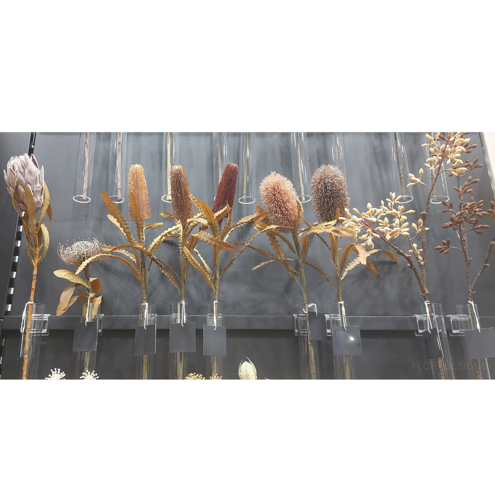 Artificial Simplex Seed Spray Natural 70cm Pack of 12 — Flora Designs ...