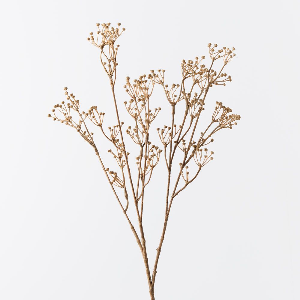 Artificial Talinum Seed Spray Coffee 78cm — Flora Designs Australia